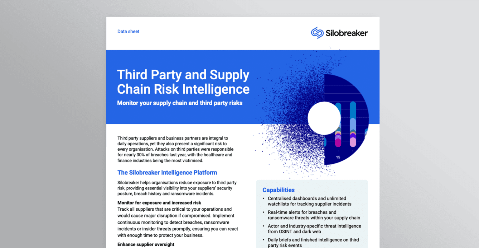 Data sheets - Silobreaker