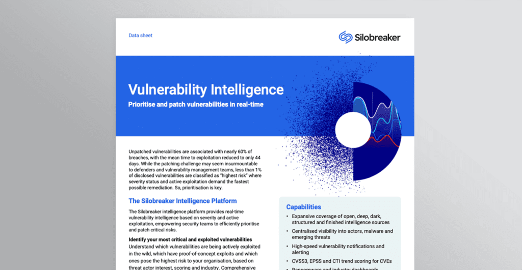 Data sheets - Silobreaker