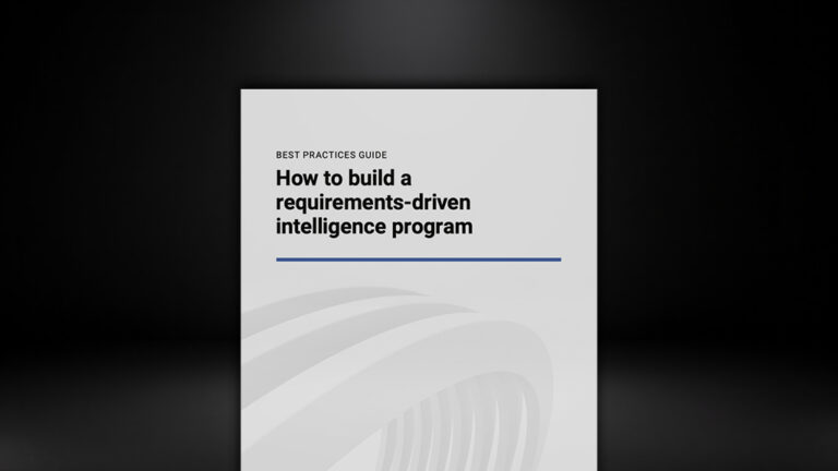 Priority Intelligence Requirements: An integral part of intelligence ...